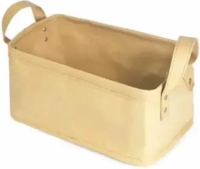 Compactor Basket Ecologic béžová / Úložný košík s dvěma držadly / 28 x