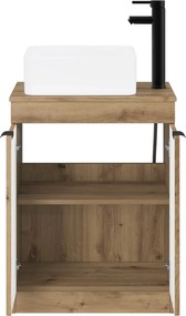 Sada koupelnového nábytku Dub artisan Kompozitní dřevo 3404231
