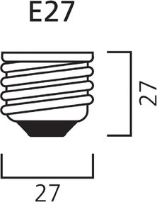 Diolamp LED Spiral Filament žárovka Globe čirá G95 4W/230V/E27/1800K/300Lm/360°/Dim