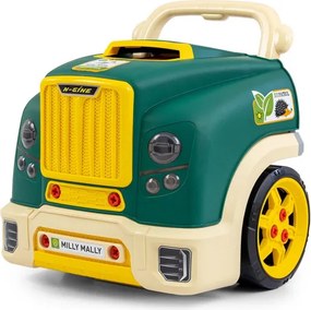 Auto s motorem N-GINE zelené