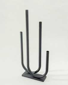 Metalový svícen Sculptura 30x9x69 cm
