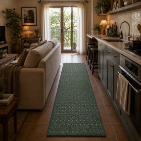 Condor Carpets, Běhoun na míru Udinese zelený, šíře 80 cm, zelená, chodba / předsíň