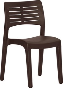 Zahradní židle 2 ks mocca polypropylen 317730