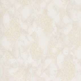 Luxusní krémová vliesová tapeta se zlatými ornamenty M31921, Magnifica Murella, Zambaiti Parati