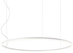 REDO Group 01-1714-DALI Orbit direct, závěsné kruhové svítidlo, 68W LED 3000K stmívatelné DALI, bílá, prům. 100cm
