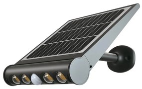 V-Tac LED Solární nástěnné svítidlo se senzorem LED/8W/3,7V IP65 4000K VT1187