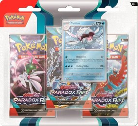 Pokémon Pokémon TCG: SV04 - Scarlet and Violet Paradox Rift 3-Pack Blister Cetitan