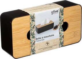 Box na kapesníky v černé barvě, 26 x 13 x 9 cm