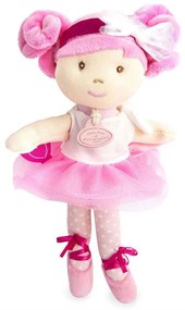 Doudou Jolijou Panenka mini baletka "Les Tutus" 23 cm bílo-růžové šaty