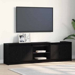 TV jednotky 2 ks Černá Kompozitní dřevo 3378506