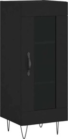 vidaXL Skříň highboard 34,5 x 34 x 180 cm kompozitní dřevo [3189886] Barva: Černá
