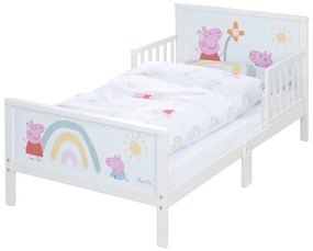 Bílá dětská postel 70x140 cm Peppa Pig – Roba