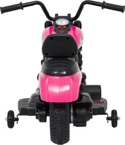 Elektrická motorka STAR růžová