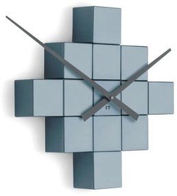 Designové nástěnné nalepovací hodiny Future Time FT3000GY Cubic grey