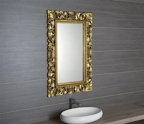 Sapho Sapho, SCULE zrcadlo v rámu, 80x120cm, zlatá, IN316