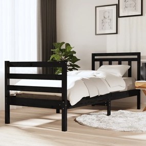 vidaXL Rám postele masivní dřevo 90 x 190 cm Single [3100621] Barva: Přírodní