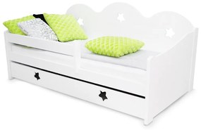 Dětská postel Miki 80 x 160 cm Rošt: S lamelovým roštem, Matrace: Matrace COMFY HR 10 cm