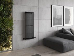 Mexen Atlanta dekorativní radiátor 1200 x 405 mm, 646 W, černý - W211-1200-405-00-70