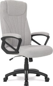 Autronic Židle kancelářská, šedá látka, plastový kříž KA-Y389 SIL2