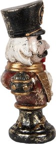 Vánoční dekorace busta Louskáček - 9*6*15 cm
