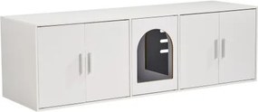 Skrytý nábytek do bedny pro kočky 147,1 cm bílá