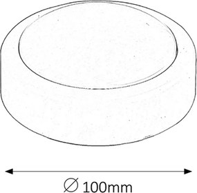 Rabalux Kulaté dotykové LED noční světlo Push light 0,3W 4703