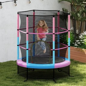 Costway Zahradní trampolína Ø165 cm s ochrannou sítí trampolína