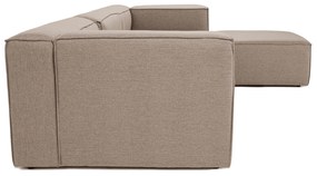 Atelier del Sofa Rohová sedací souprava Fora - Brown, Hnědá