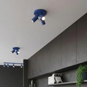 Sollux Lighting Stropní svítidlo RING 3P ultramarínové