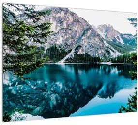 Obraz Jezera v Alpách (70x50 cm)