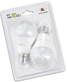 Trio 2x led Žárovka E27 RL 9W  3000K (teplá bílá) 806Lm