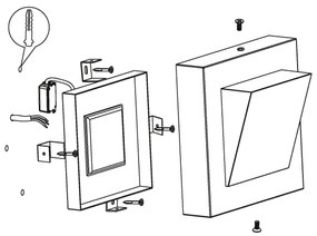 Eglo 94114 - LED venkovní osvětlení GALARY 1 1xLED/3,7W/230V IP44