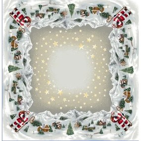 Tegatex Gobelínový ubrus  - Vánoční Santa Claus Velikost: 40*140 cm