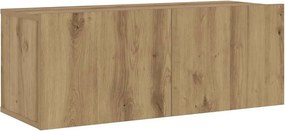 Nástěnné TV skříňky 3 ks dub artisan kompozitní 3328964