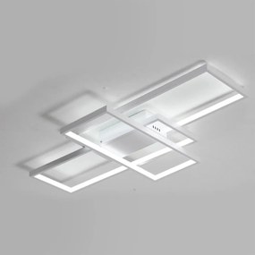 Toolight - LED stropní svítidlo + dálkové ovládání APP385-CP, chromová, OSW-07860