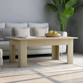 vidaXL Konferenční stolek 100 x 60 x 42 cm dřevotříska [801181] Barva: Bílá