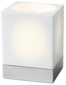 Fabbian Cubetto stolní lampa GU10 chrom/bílá