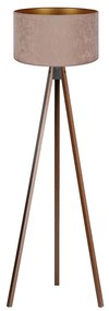 Brilagi - Stojací lampa VELVET 1xE27/60W/230V wenge/béžová