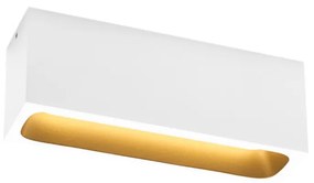 Hranolovité stropní svítidlo Pirro Opal Ceiling 4.0 Barva: Bílá / Zlatá, Teplota chromatičnosti: 2700 Kelvinů