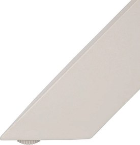 Hliníkový jídelní stůl ORIENT ø 130 cm (ivory)
