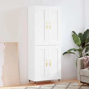 Skříň highboard bílá 69,5 x 34 x 180 cm kompozitní dřevo 3199665