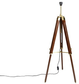 Vintage stojací lampa mosazný stativ - Cortin