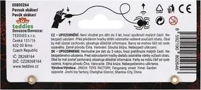 TEDDIES Skákající pavouk / Hračka / plyš-plast / 7 cm / od 3 let