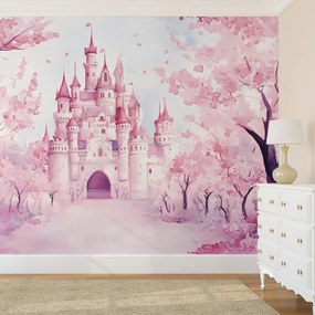 Fototapeta - Růžoý zámek (245x170 cm)