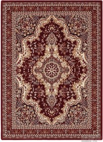 Breno Kusový koberec ISFAHAN ALMAS ruby, 240x340 cm, Hnědá/Vícebarevné