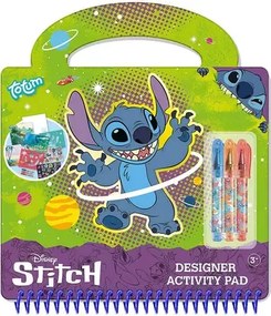 TOTUM Blok s aktivitami Stitch / Kreativní sada / gelová pera / samole