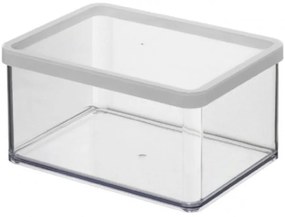Rotho box šir. 2.25l loft průhl./bílý