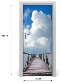 Fototapeta na dveře samolepící cesta do nebe 85x205 cm