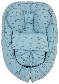 Hnízdečko s peřinkou pro miminko Belisima Soft blue