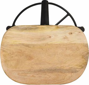 Barové stoličky 2 ks 52 cm masivní mangovníkové dřevo 321966